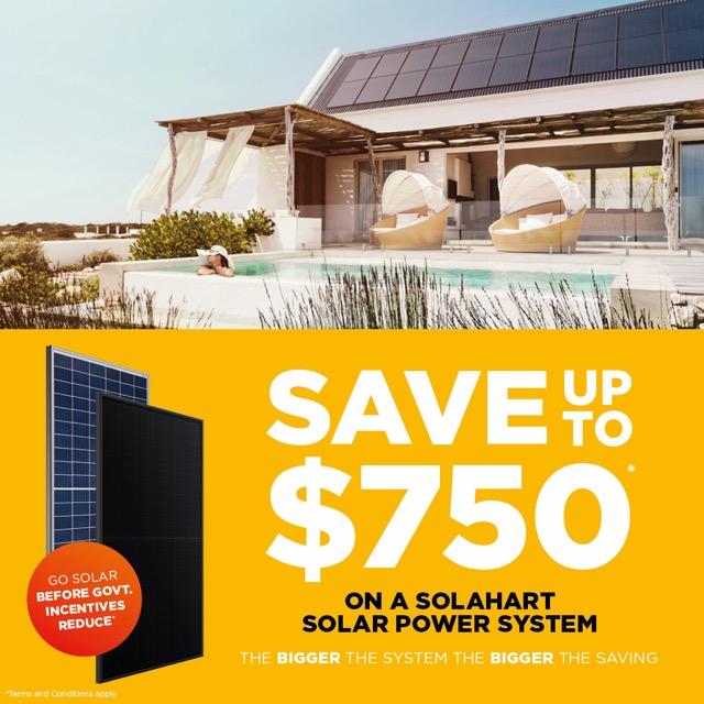 Save $750* on a Solahart Solar Power System - Solahart Darling Downs